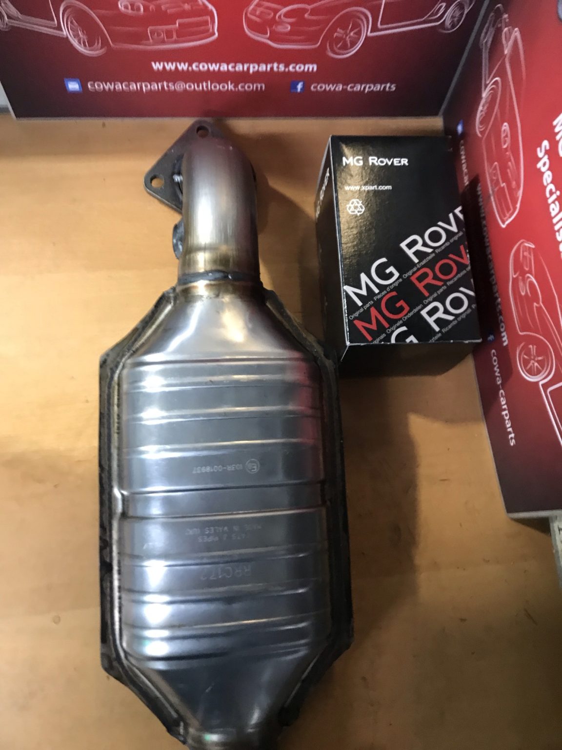 mgf mk2 mg tf Originele mg rover Katalysator CATALYTIC CONVERTER ...